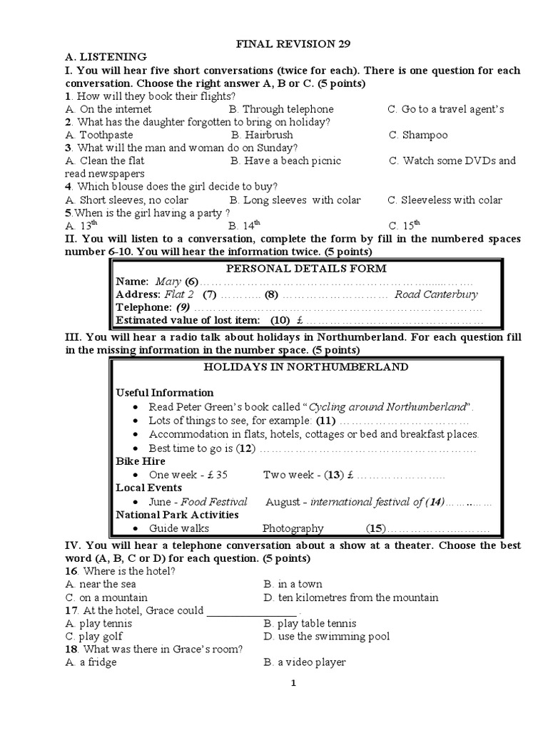Final Revision 29 | PDF | Coast | Learning
