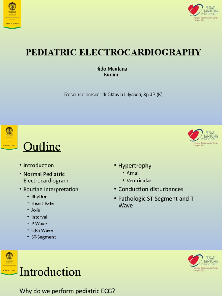 Pediatric ECG Interpretation Guide | PDF | Electrocardiography ...