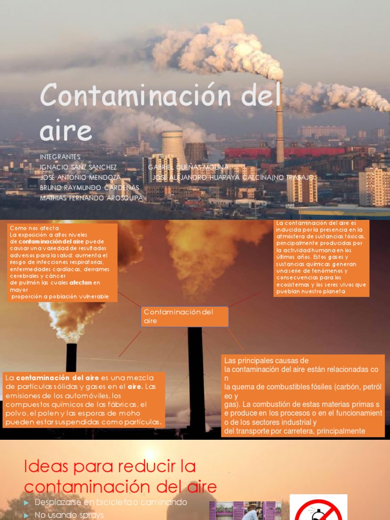 Contaminacion Del Aire | PDF | La contaminación del aire | Contaminación