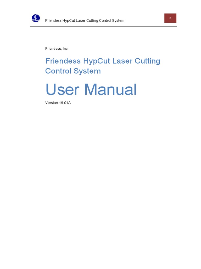 User Manual: Friendess Hypcut Laser Cutting Control System | PDF | Icon ...