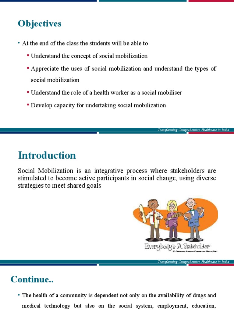 6) Social Mobilisation Skills | PDF | Health Care | Community