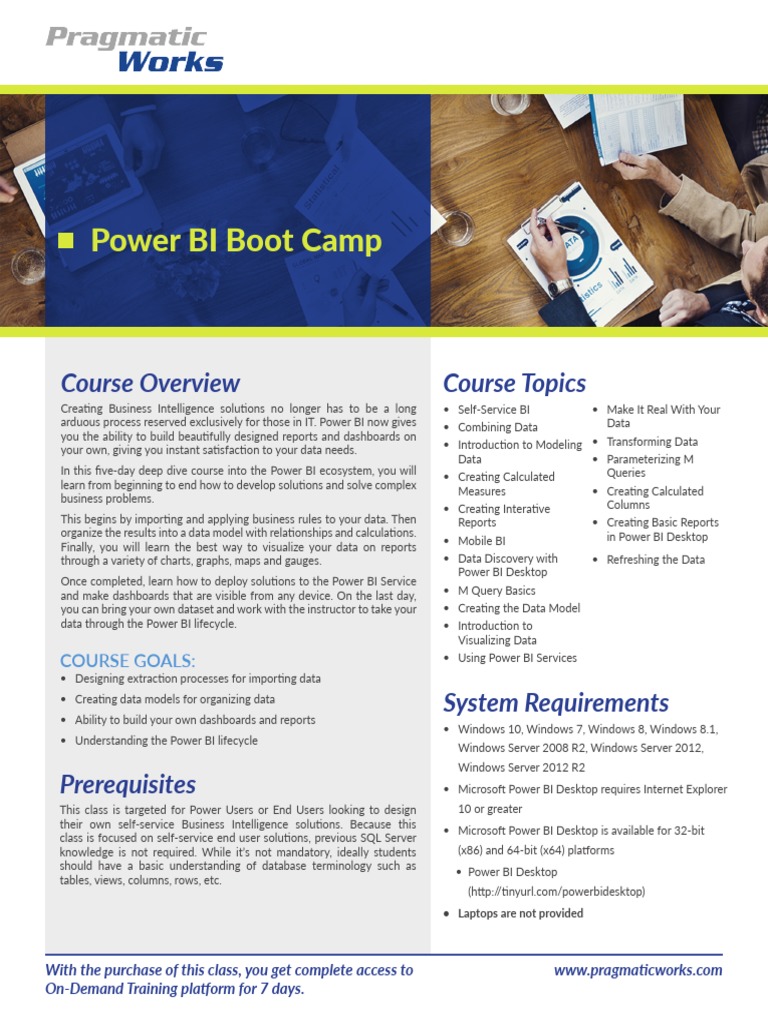 Power BI Boot Camp: Complete Course Guide | PDF | Microsoft Windows ...