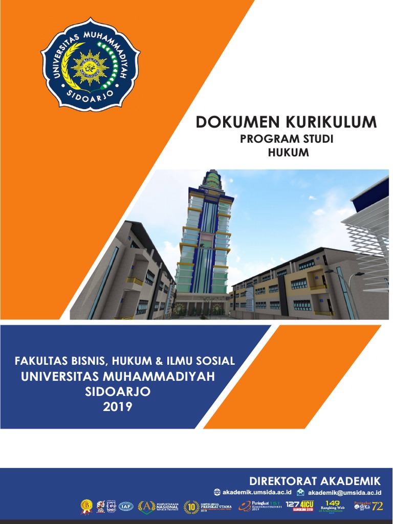 Kurikulum Prodi Hukum UMSIDA | PDF | Bisnis