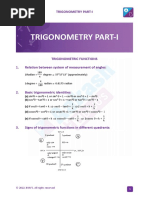 Math 30-1 Formula Sheet | PDF | Logarithm | Trigonometric Functions