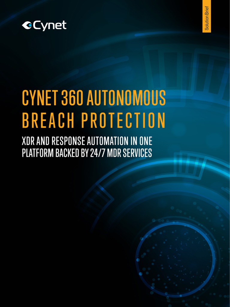 Cynet Solution Brief | PDF | Malware | Computer Network