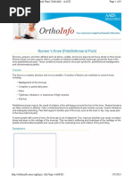 Kujala Anterior Knee Pain Scale Questionnaire | PDF | Sports & Recreation
