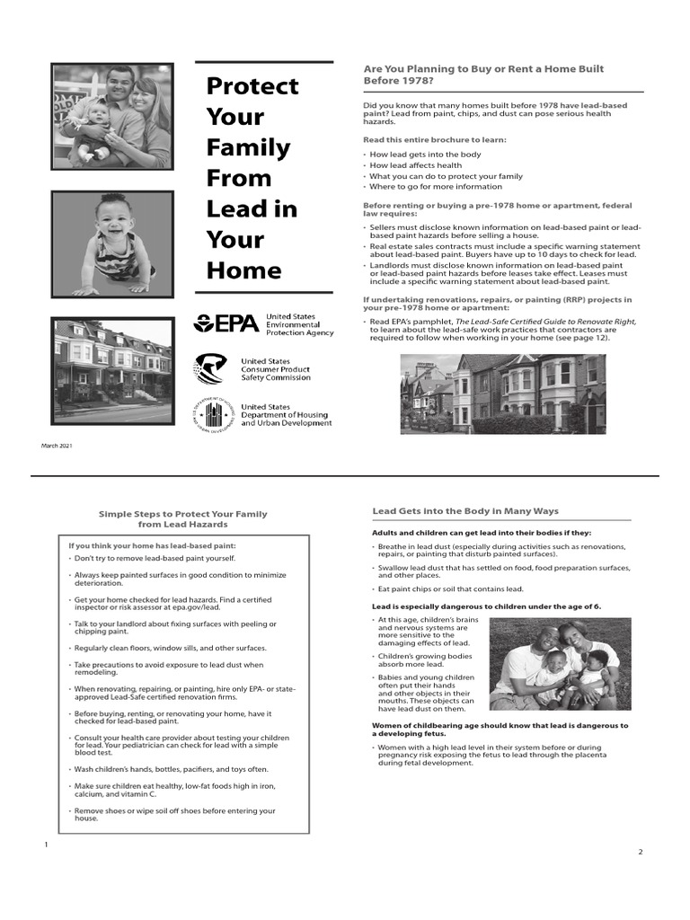 Are You Planning To Buy or Rent A Home Built Before 1978? | Download Free PDF | Lease | Lead