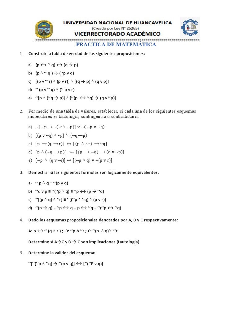 Practica de Matemática #02 | PDF