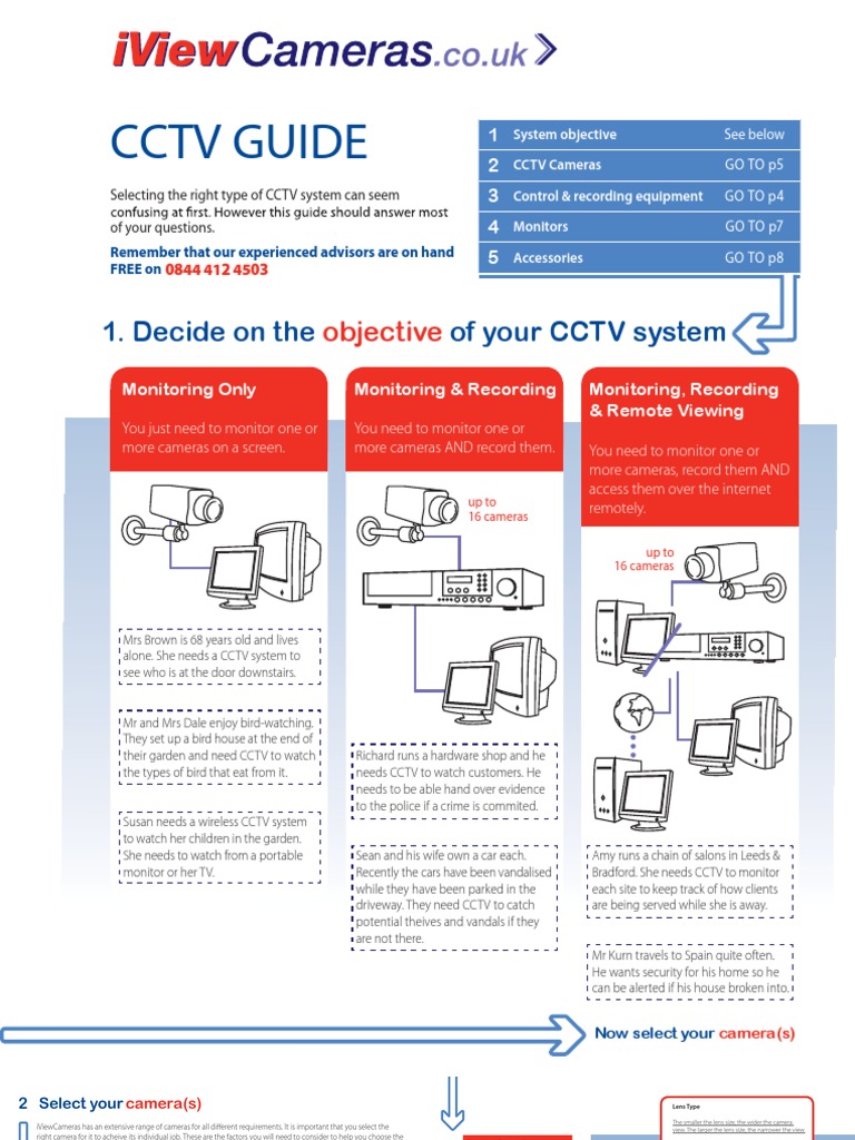 CCTV Guide: 1. Decide On The of Your CCTV System | PDF | Home & Garden ...