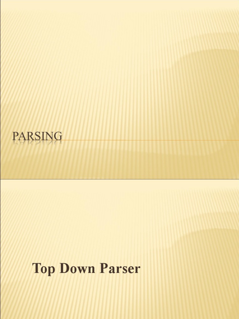 Parsing | PDF | Parsing | Syntax (Logic) Parsing | PDF | Parsing | Syntax (Logic)