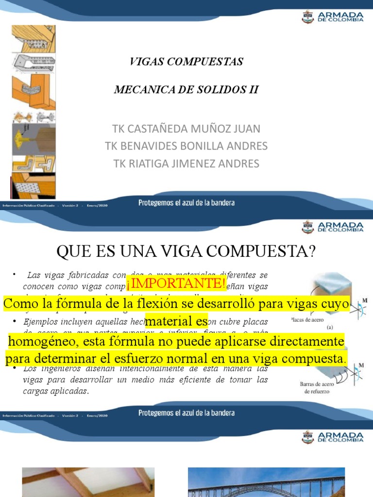 Vigas Compuestas | PDF | Viga (Estructura) | Doblar