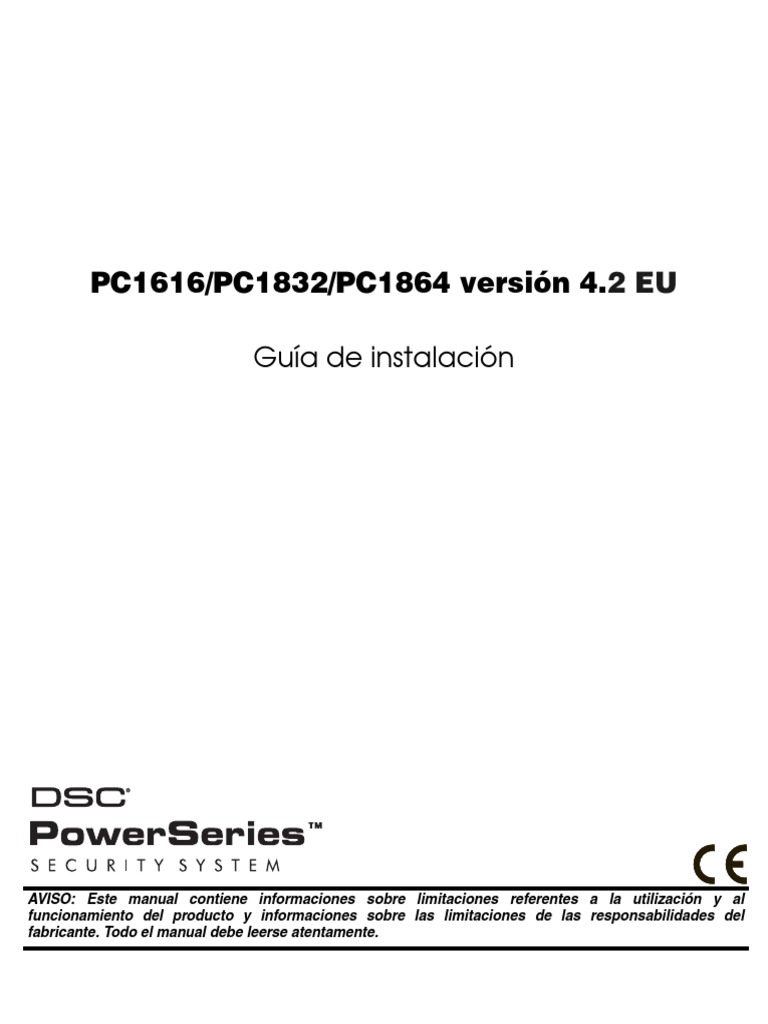 Guia Instalacion Pc1616 Pc1832 Pc1864 - v4 2 | PDF | Resistor | Teclado