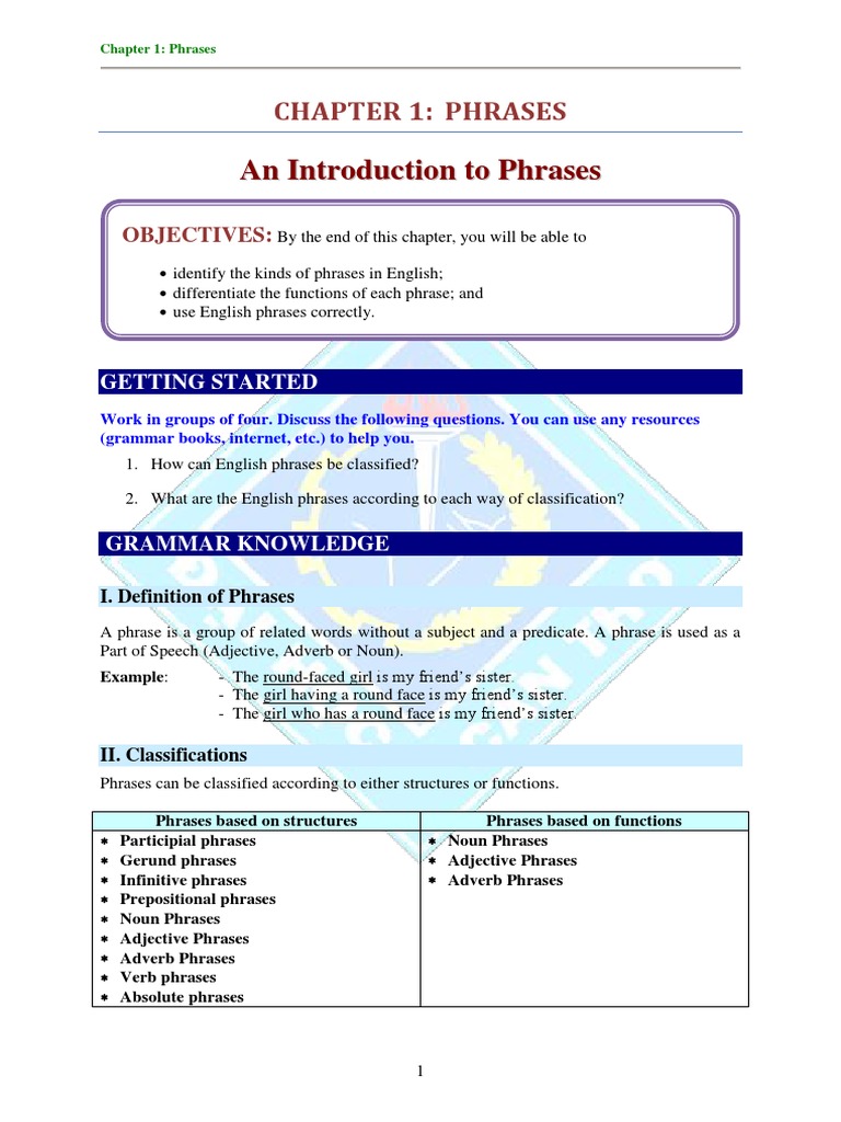 Chapter 1 | PDF | Adverb | Adjective