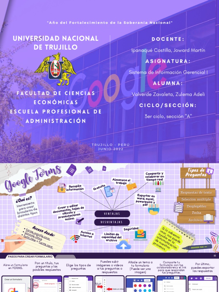 Infografía de Google Forms | PDF