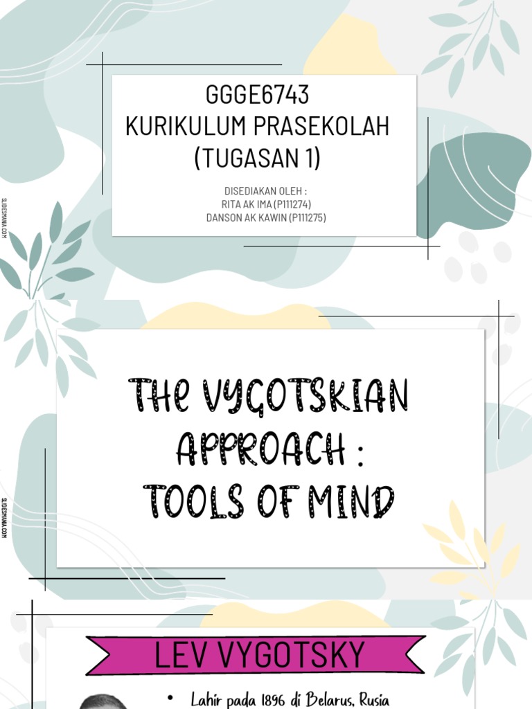 Ggge6743 (Tools of Mind) | PDF