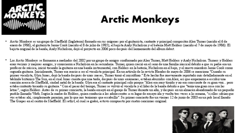 Arctic Monkeys | PDF