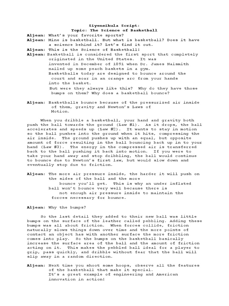 Siyensikula-Script | PDF | Force | Friction