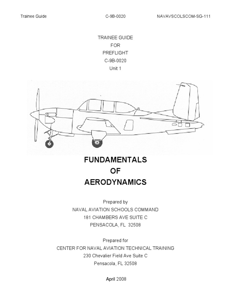 US Navy Fundamentals of Aerodynamics | PDF