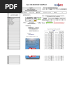 Mapeh Grading Sheet - 2024 | PDF