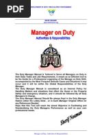 Night Manager Duty Report Template | PDF