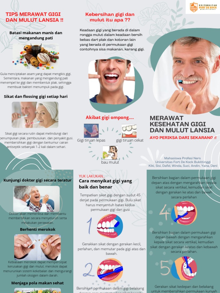 Merawat Kesehatan Gigi Dan Mulut Lansia | PDF