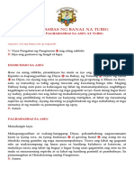 (Tagalog) Mass Guide | PDF