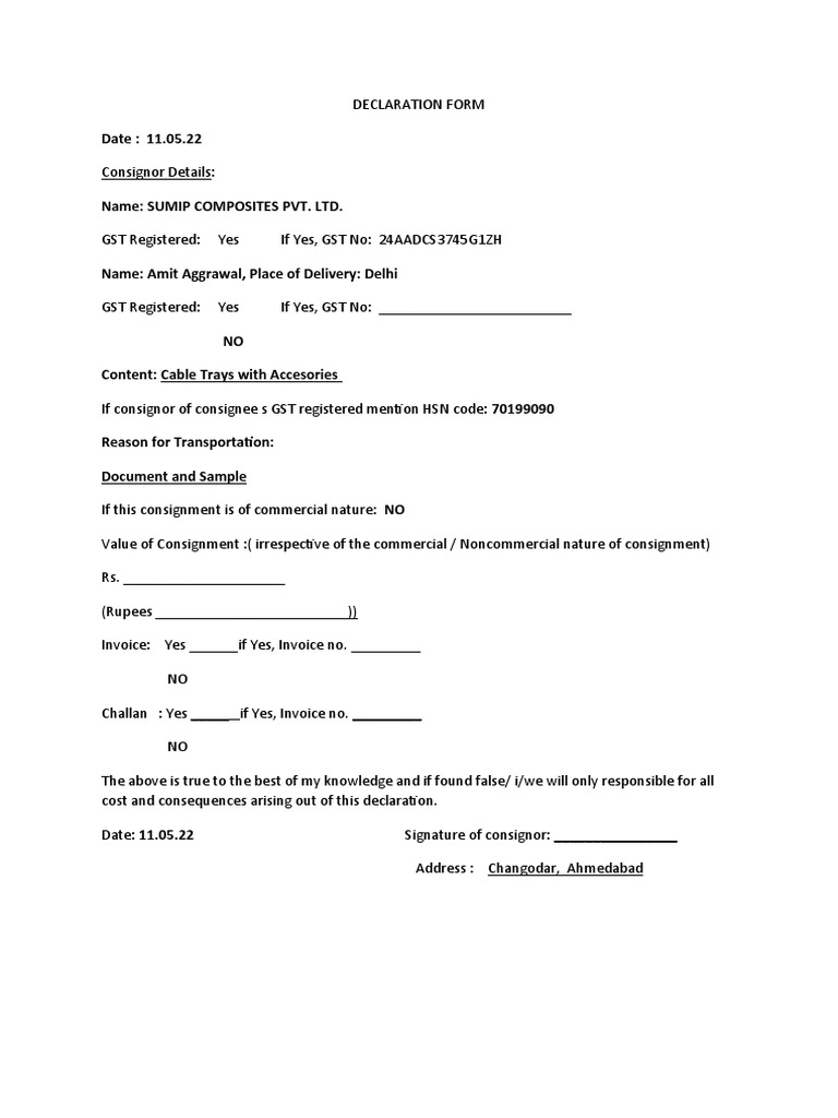 Declaration Geodata Conduit | PDF