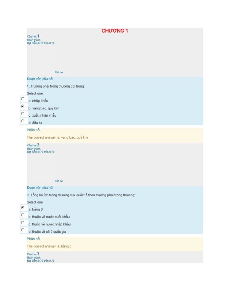 Bản Sao Của Trắc Nghiệm Các Chương Kthqt | PDF