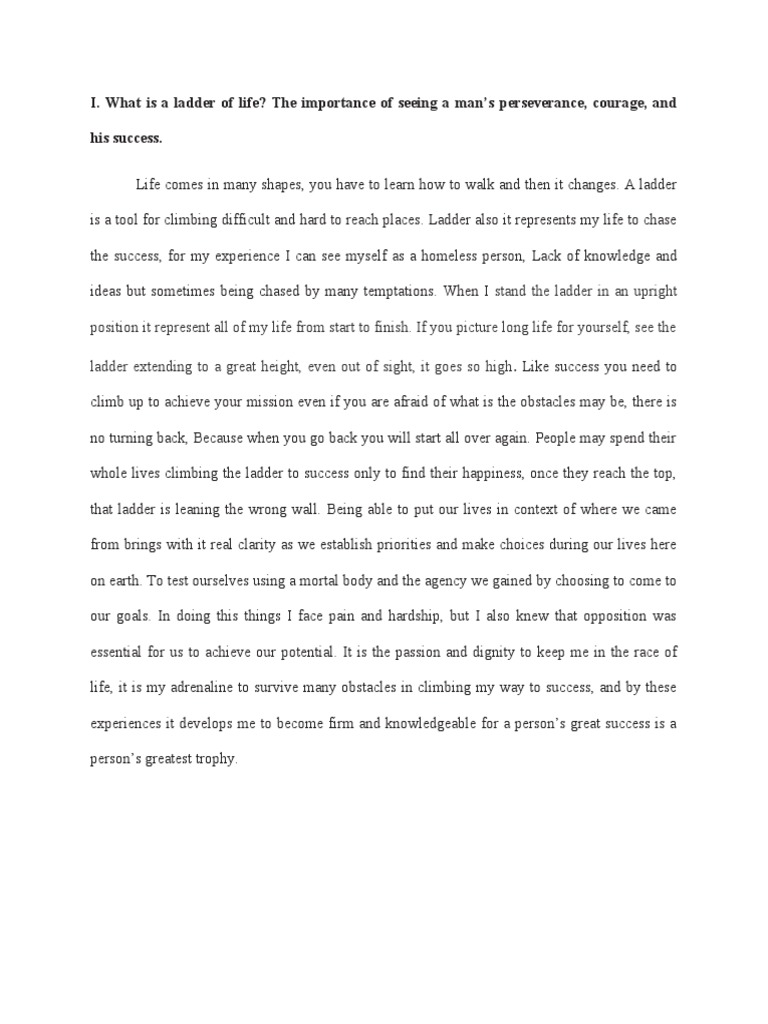 Research RRL Ladder of Life | PDF | Thought | Critical Thinking