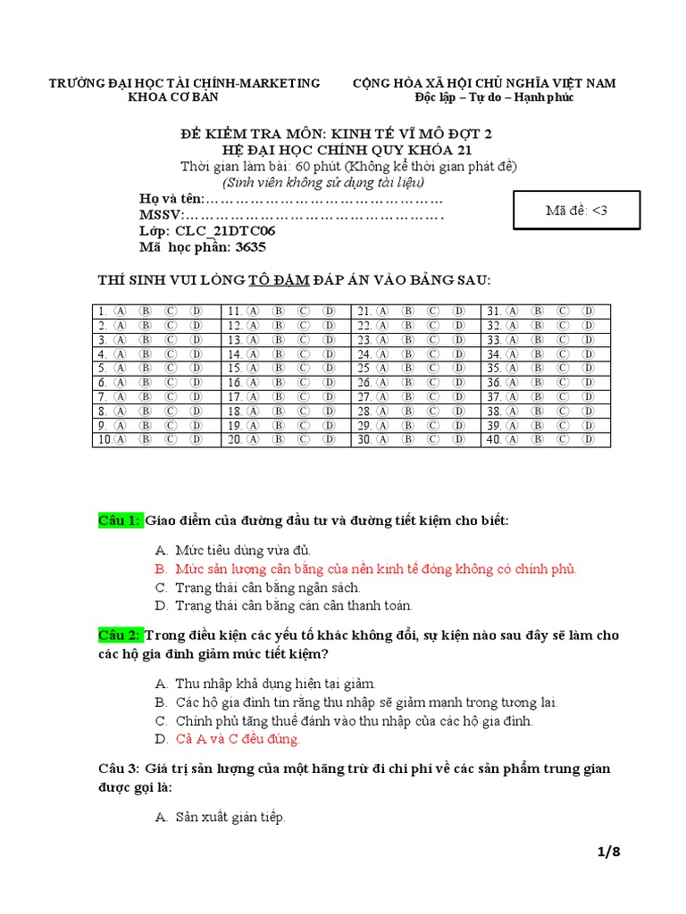 đề kiểm tra KTVM nhóm 3 | PDF