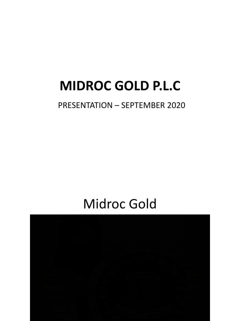 MIDROC Gold Operations Overview | PDF | Mining
