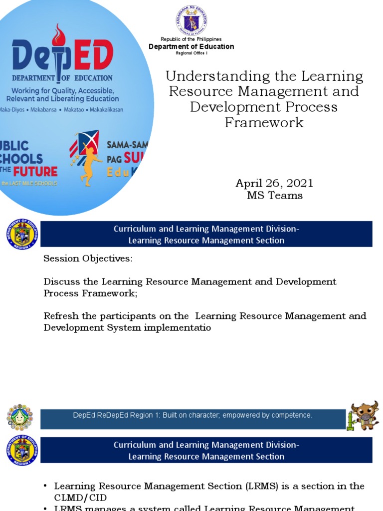 Day 1 Dr. Rustico P. Abalos - Understanding The LRMDP Framework | PDF ...