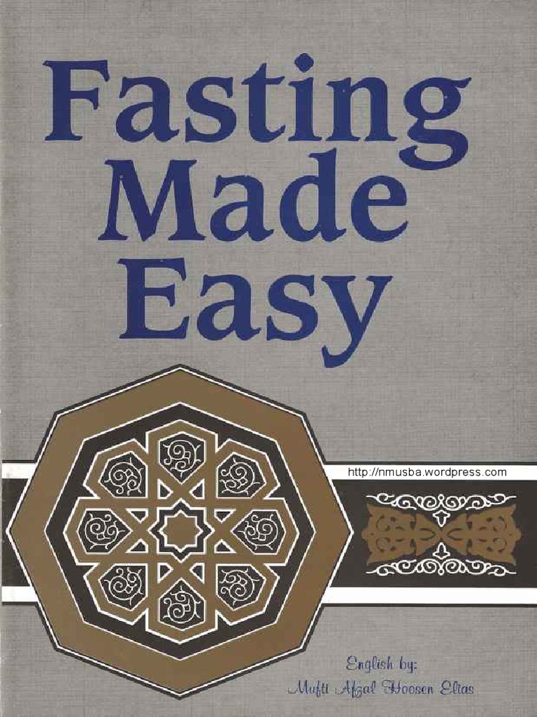 Fasting Made Easy (E) | Download Free PDF | Ramadan | Fasting