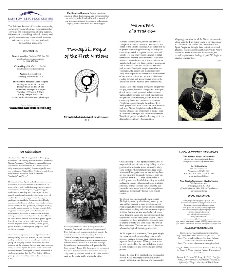 16 08 Two Spirit | PDF | Gender | Gender Studies
