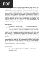 Master of Ceremonies Script - 18th Commencement Exercise - San Agustin ...