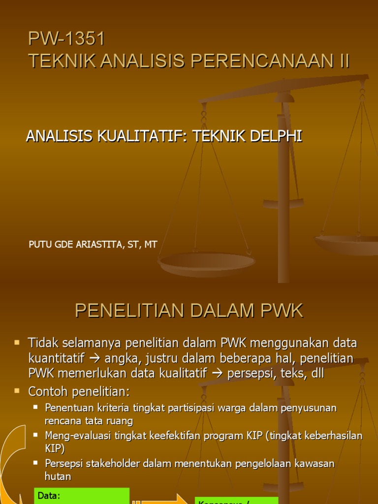 Analisis Kualitatif-Delphi | PDF