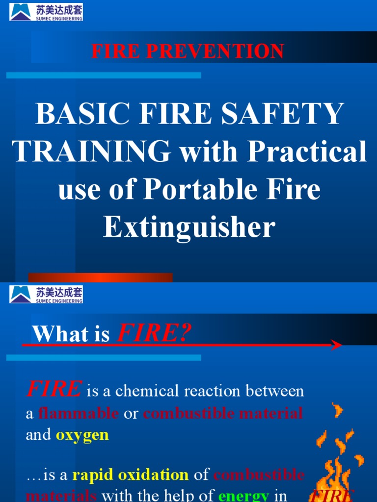 Basic Fire Safety - Construction | Download Free PDF | Fires | Combustion