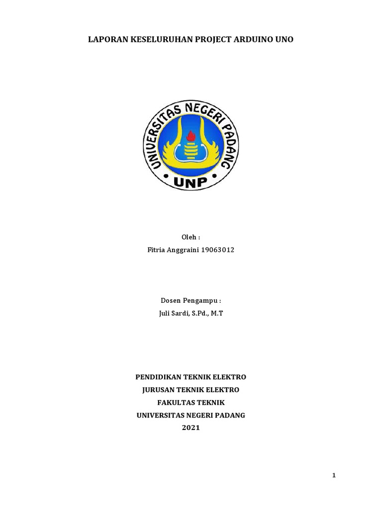 Proyek Arduino Uno Sederhana dan Bermanfaat | PDF | Teknologi & Rekayasa