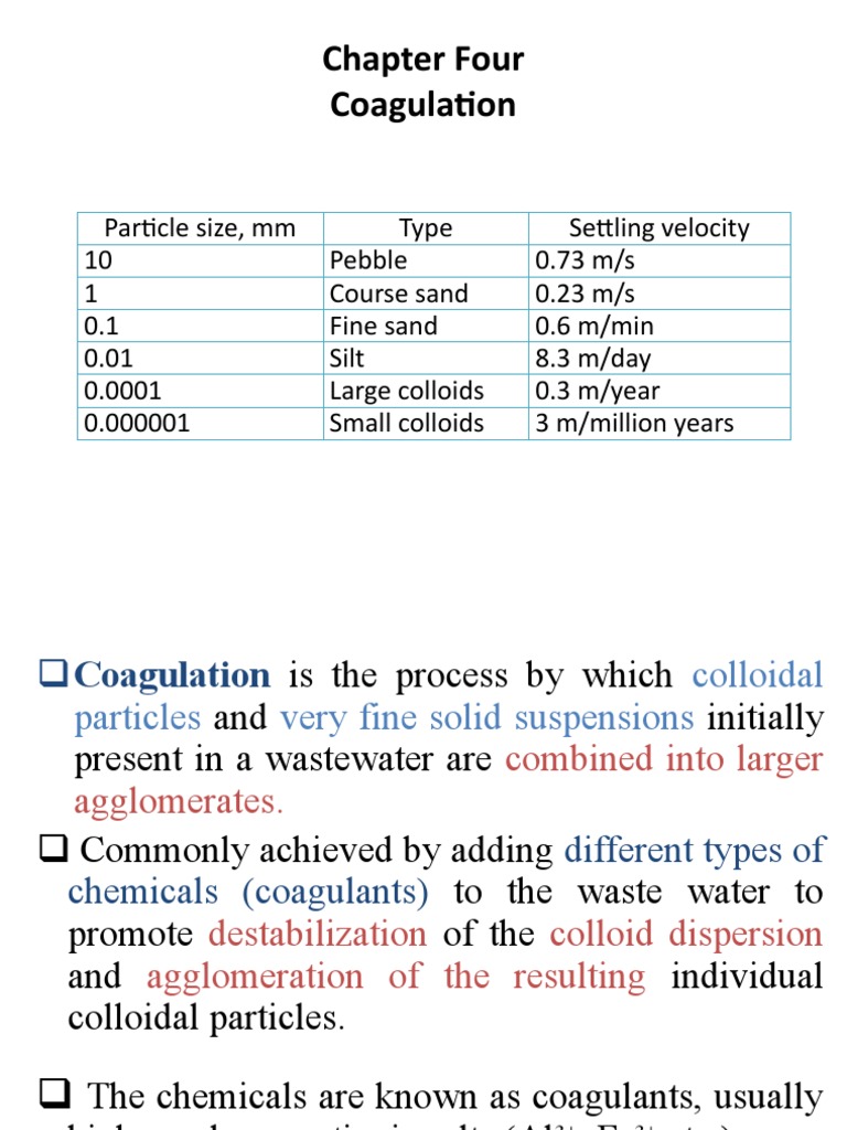Analysis of Factors Affecting the Coagulation Process | PDF | Colloid ...