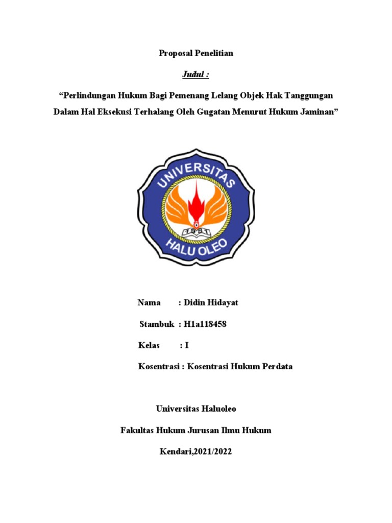 Proposal Penelitian Didin Hidayat | PDF | Pengelolaan Keuangan & Uang Proposal Penelitian Didin Hidayat | PDF | Pengelolaan Keuangan & Uang