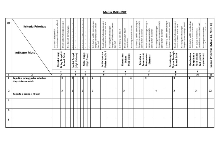 Form Pemilihan Imp Unit | PDF