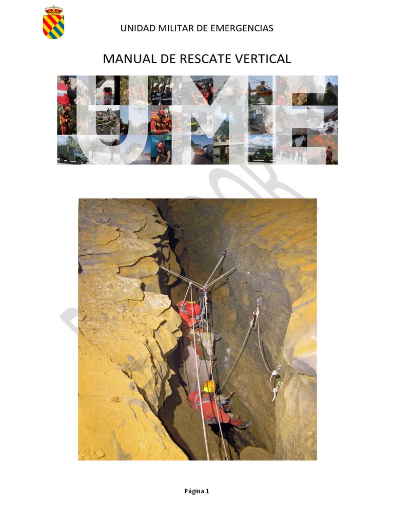 Manual de Rescate Vertical UME | PDF | Tornillo | Cuerda