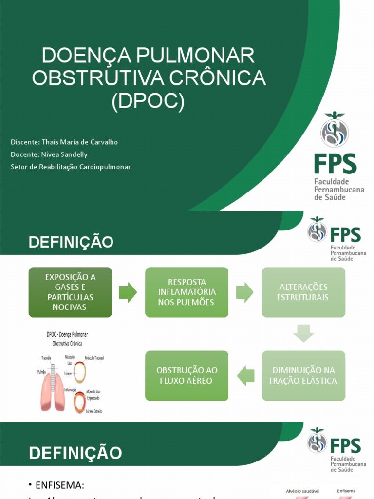 Doença Pulmonar Obstrutiva Crônica (Dpoc) | PDF | Doença de obstrução ...