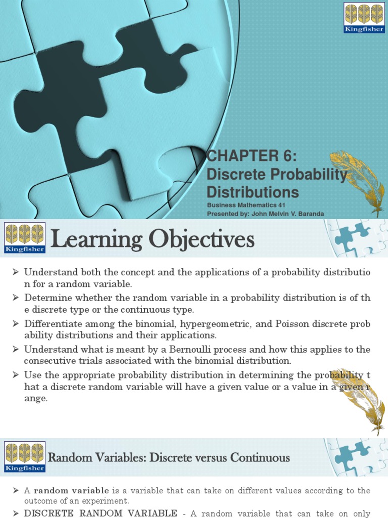 Business Probability Distributions | PDF | Probability Distribution ...
