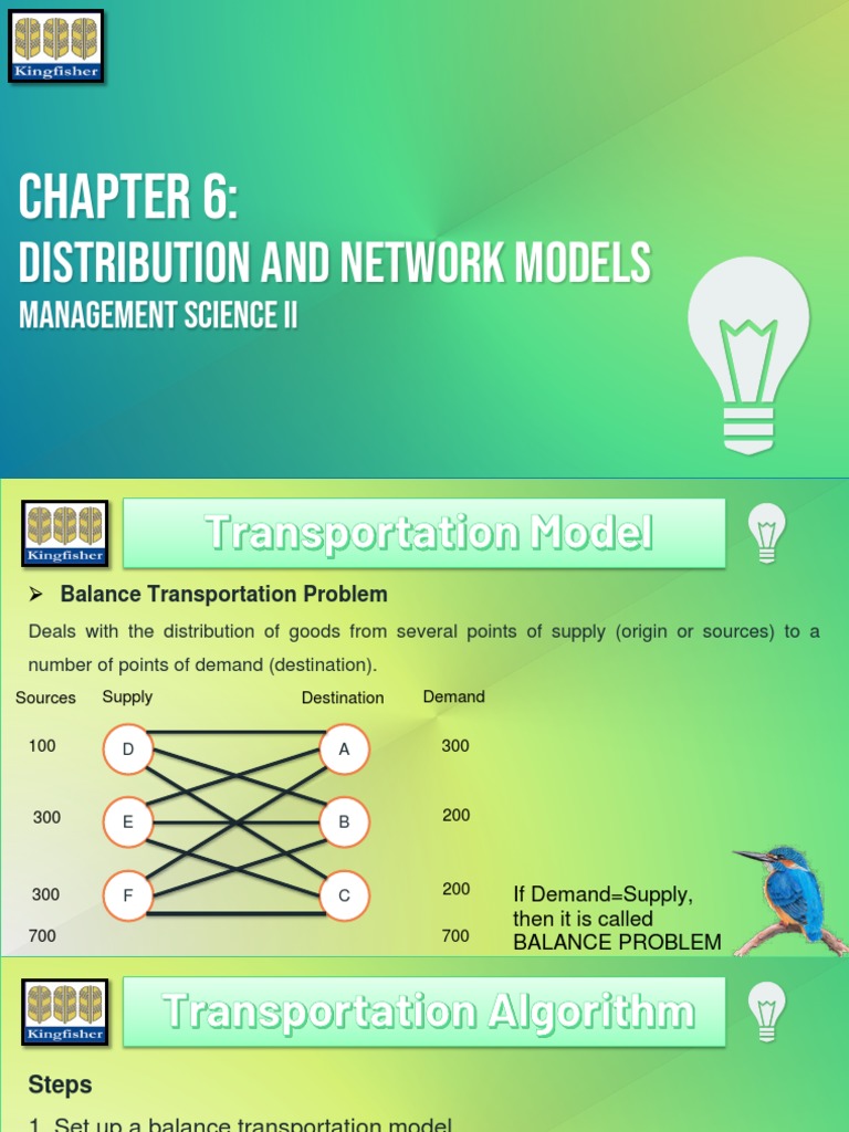 Distribution and Network Models Overview | PDF | Computer Network ...