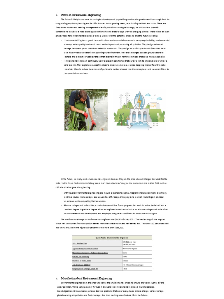 Future of Environmental Engineering | PDF | Environmental Engineering ...