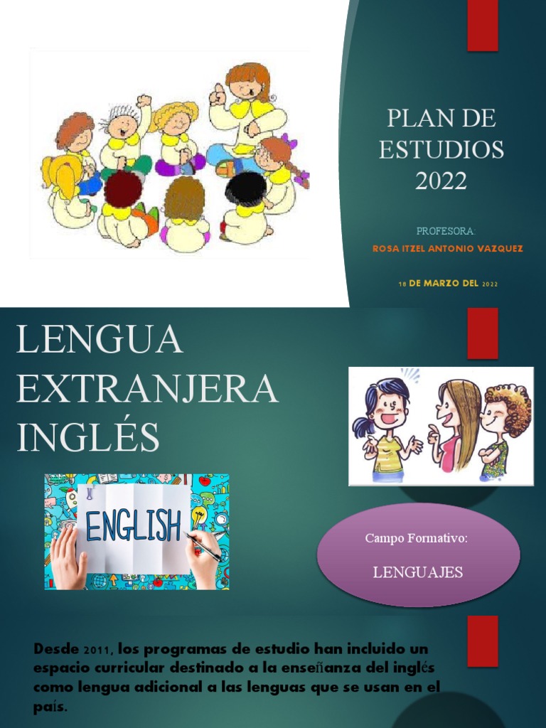 LENGUA EXTRANJERA Ingles | PDF | Artes del Lenguaje y Comunicación