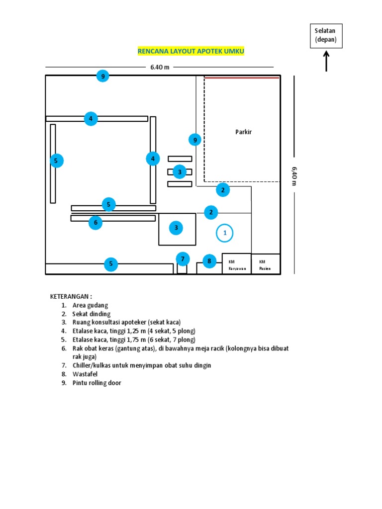Rencana Layout Apotek Pdf