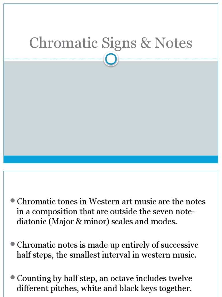 Grade 5 PPT Chromatic Signs | PDF