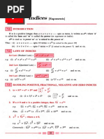 Law of Indices Answers | PDF